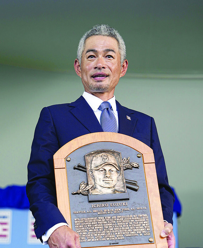 Ichiro adds humorous touches to Hall induction | Nichi Bei News